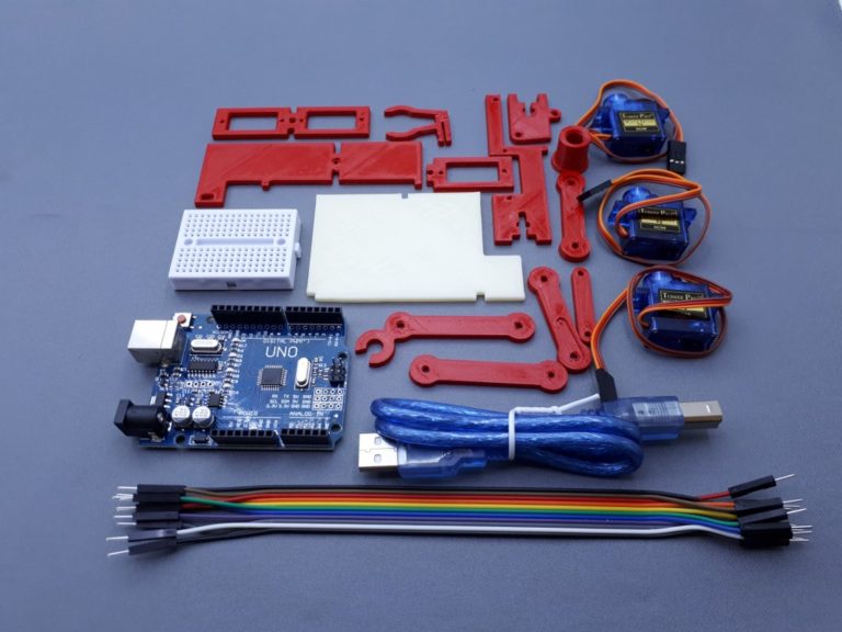 Arduino Saati Yazan Robot - Proje Hocam